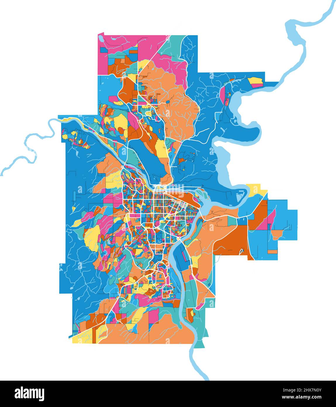 Map of george town hi-res stock photography and images - Alamy