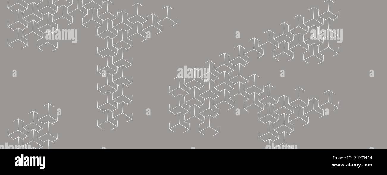 Cube pattern vector banner design Stock Vector Image & Art - Alamy