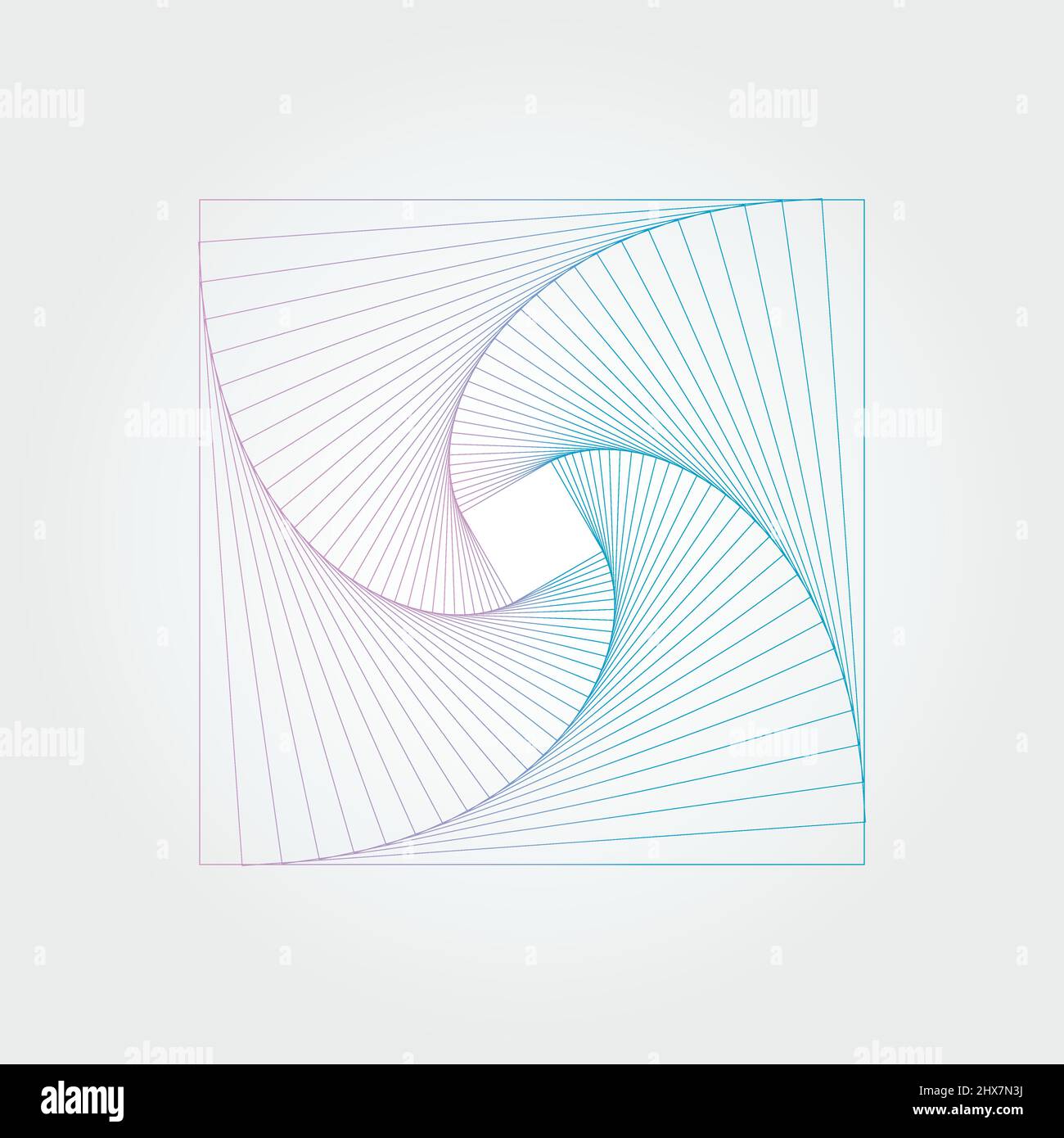 Abstract swirl hexagon vortex structure Stock Vector Image & Art - Alamy