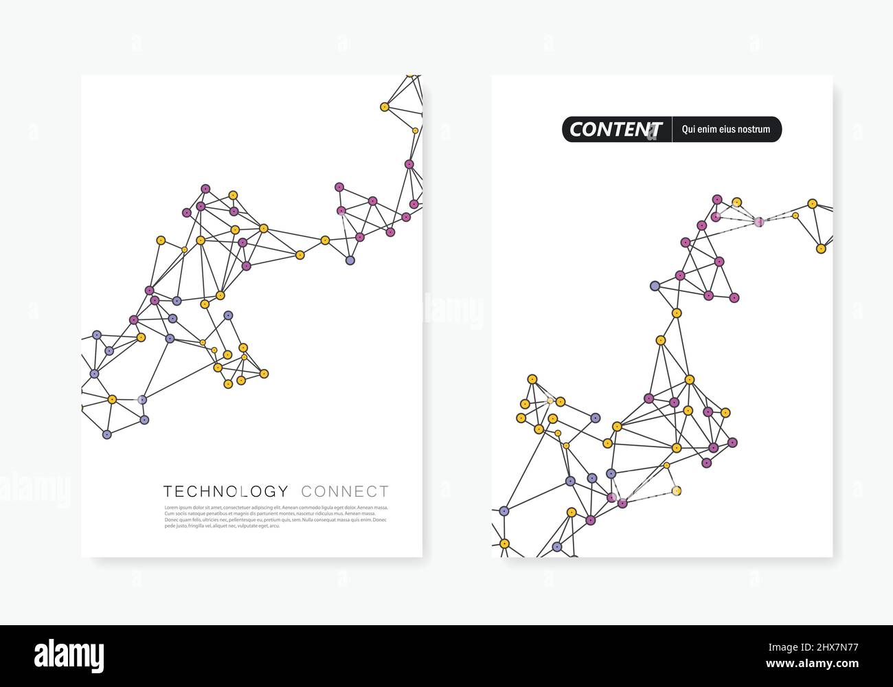 Abstract design composition and line intersection structure Stock ...