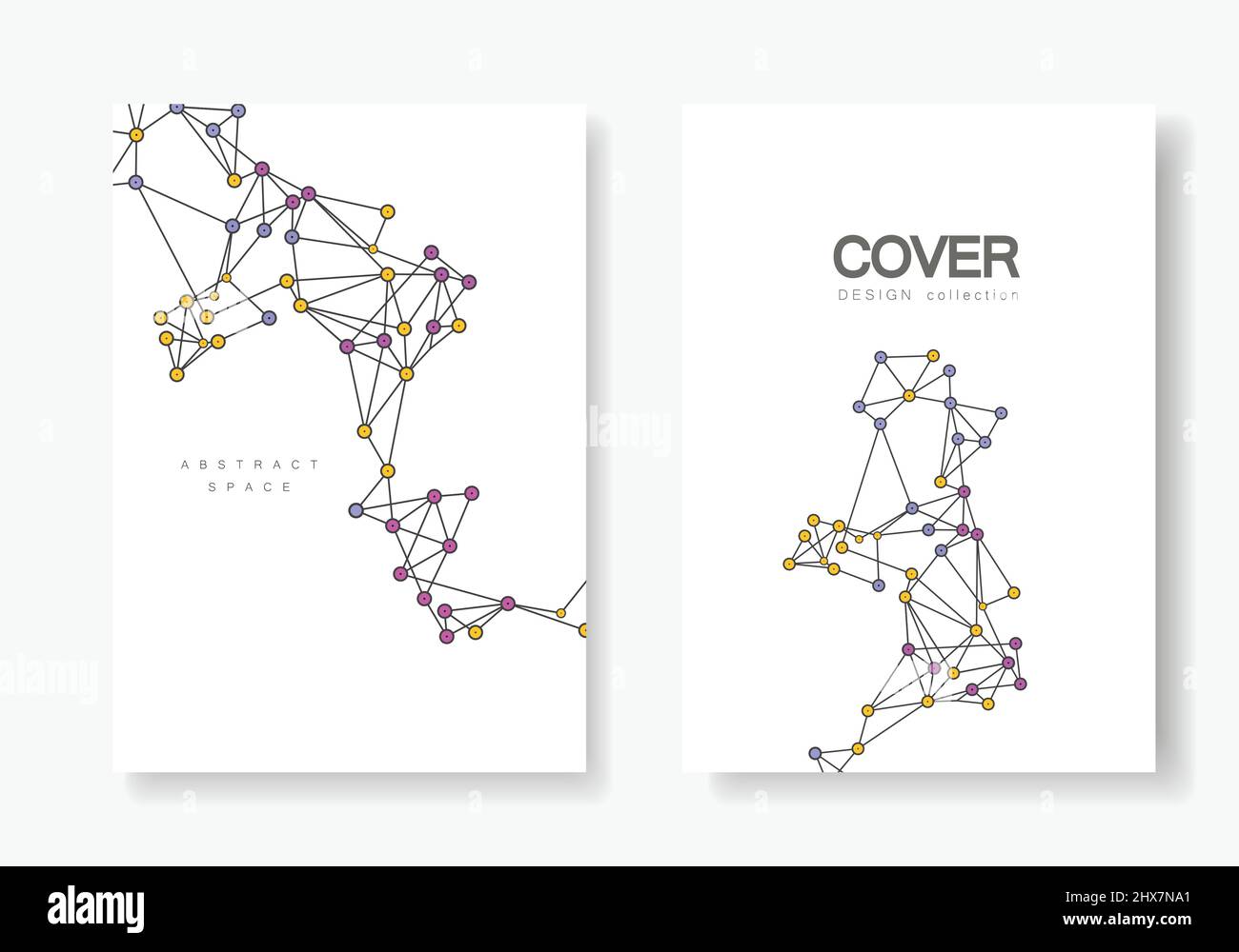 Abstract design composition and line intersection structure Stock ...