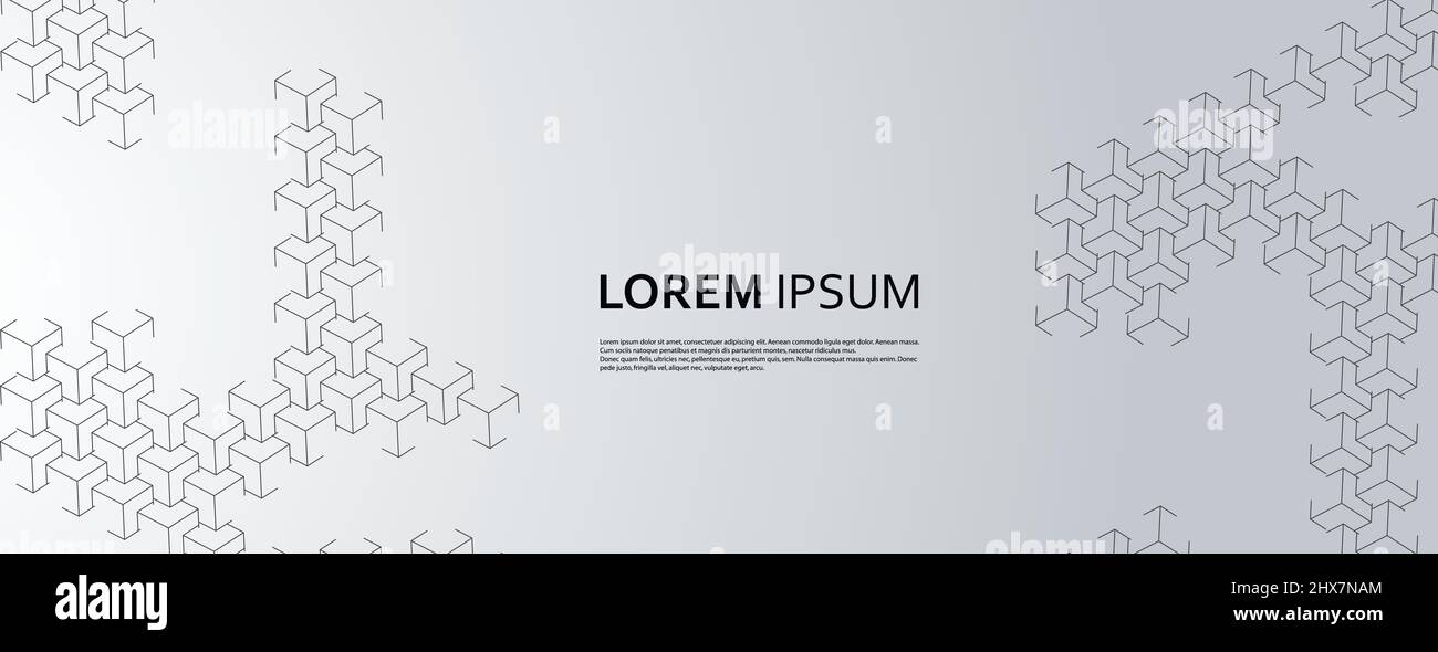 Digital geometric abstract design and pattern with lines Stock Vector ...