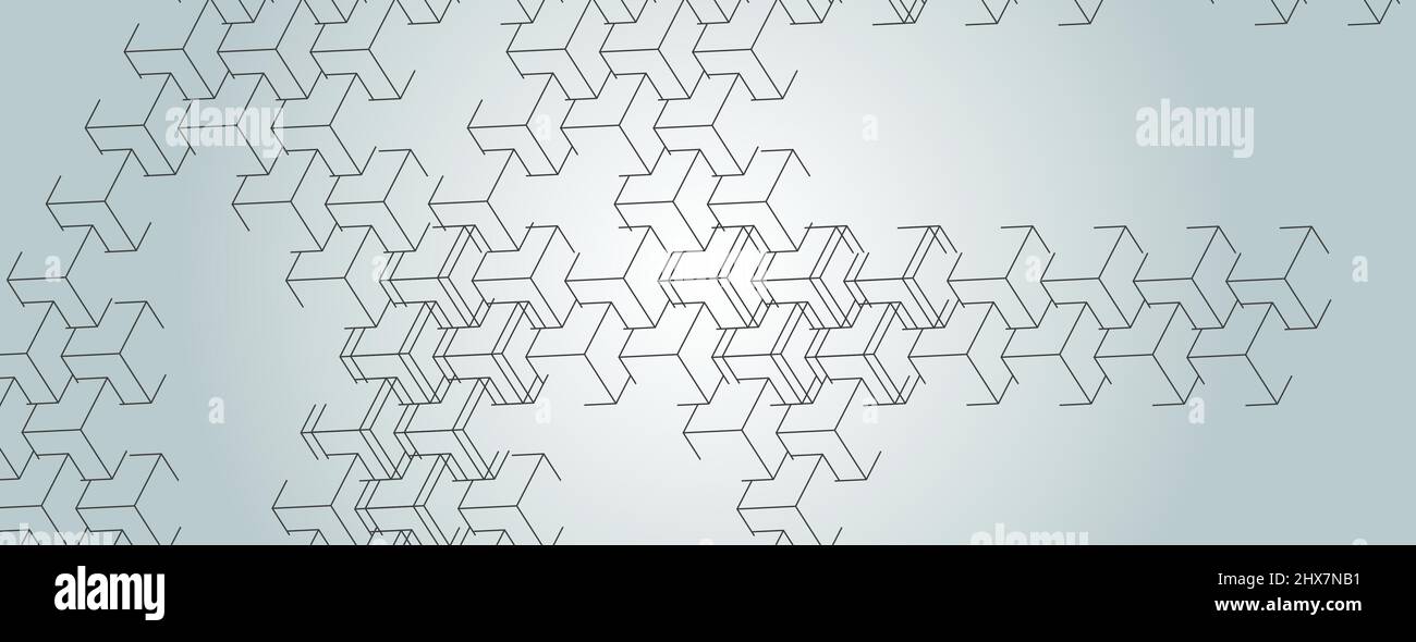 Cube pattern vector banner design Stock Vector Image & Art - Alamy