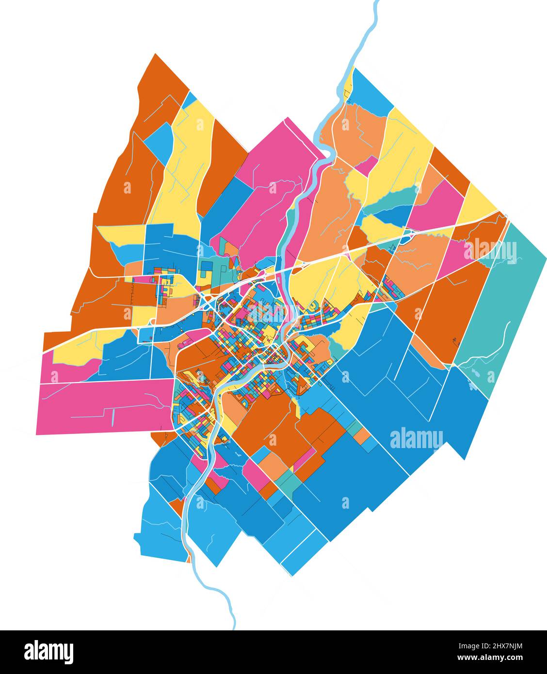 Saint hyacinthe map Cut Out Stock Images & Pictures - Alamy