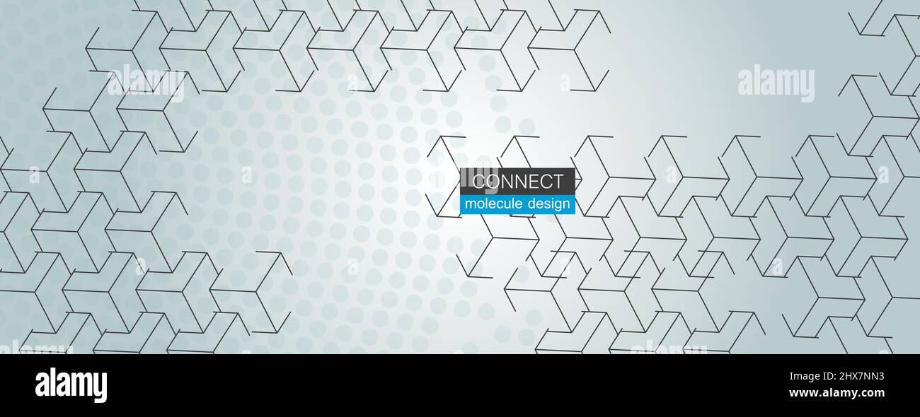 Cube pattern vector banner design Stock Vector Image & Art - Alamy