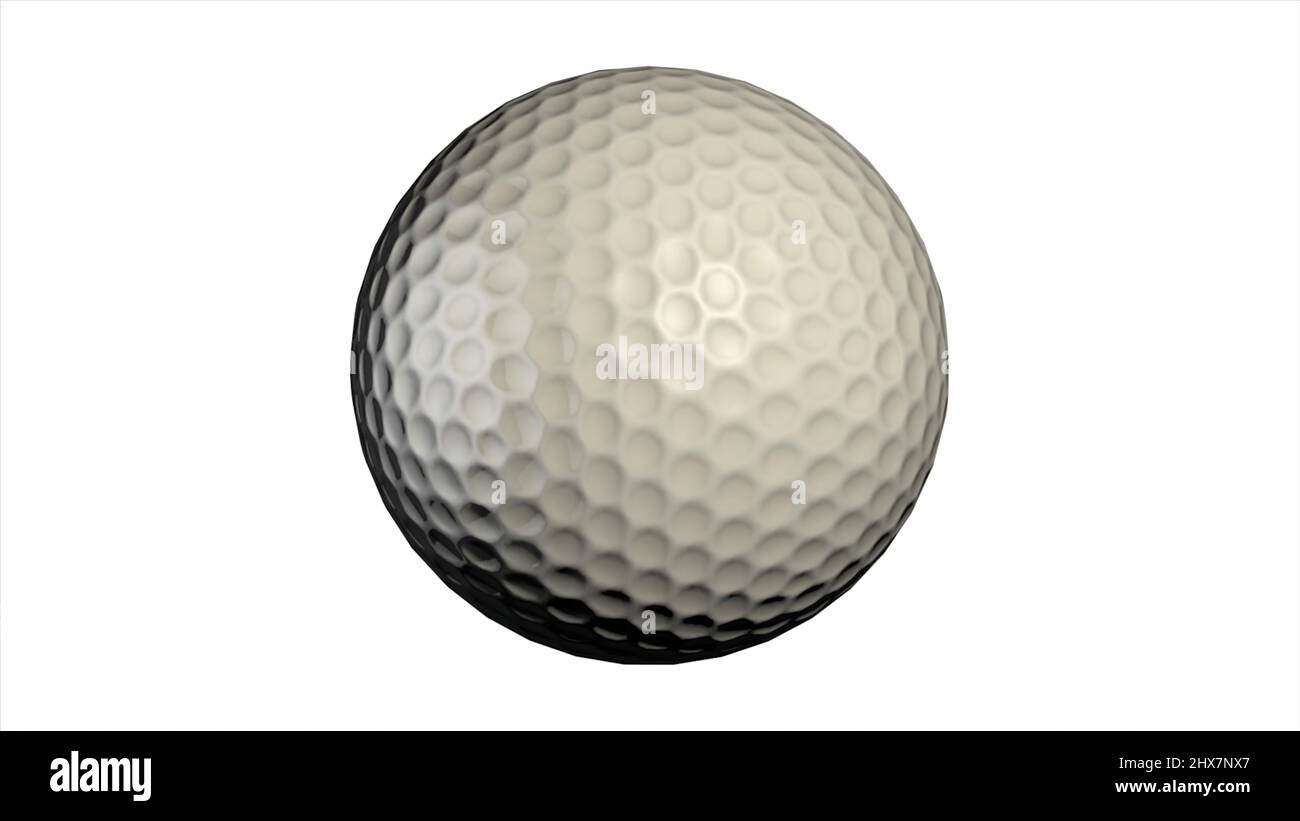 Golf ball with special pattern isolated. Golf, ball Stock Photo - Alamy
