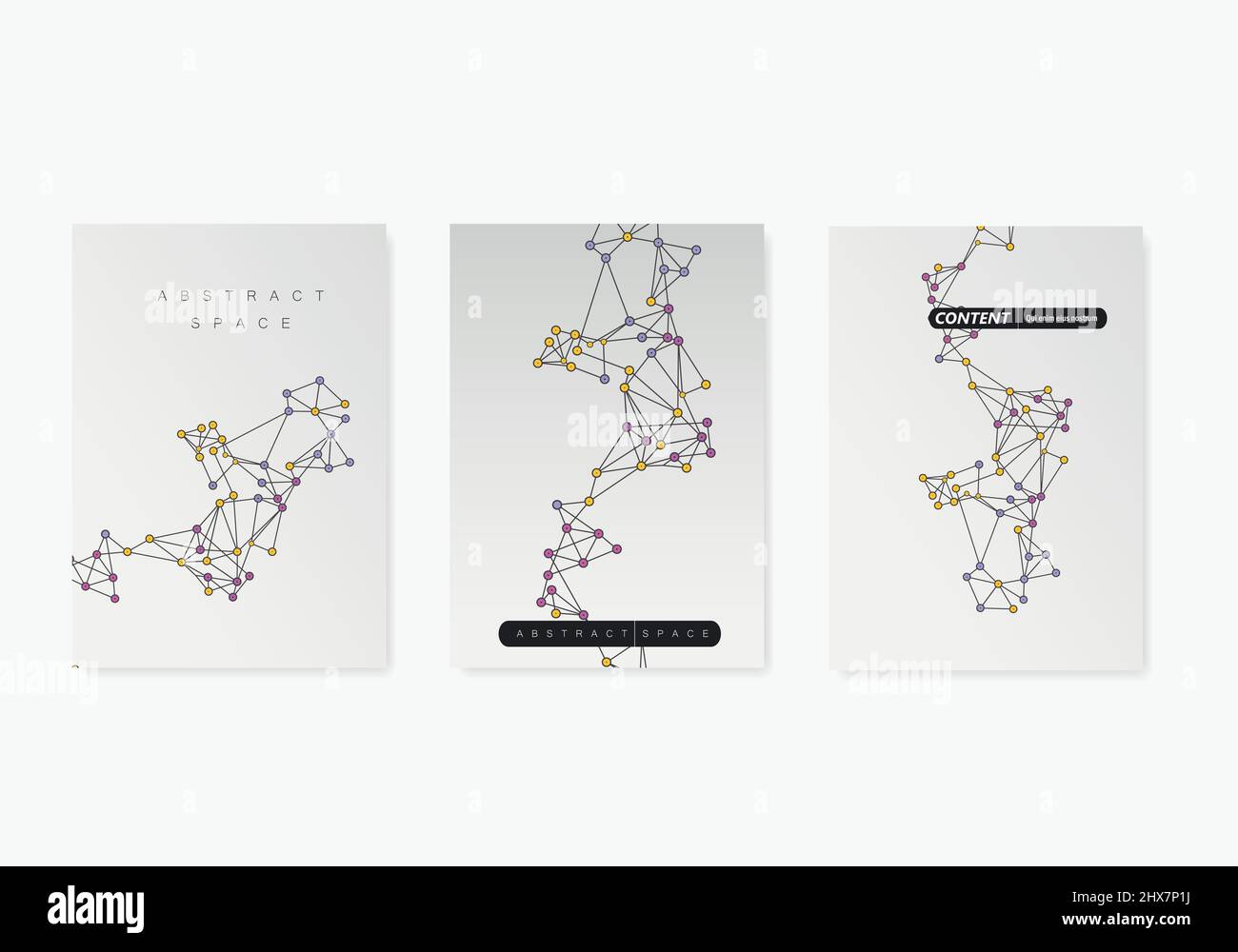 Abstract design composition and line intersection structure Stock ...
