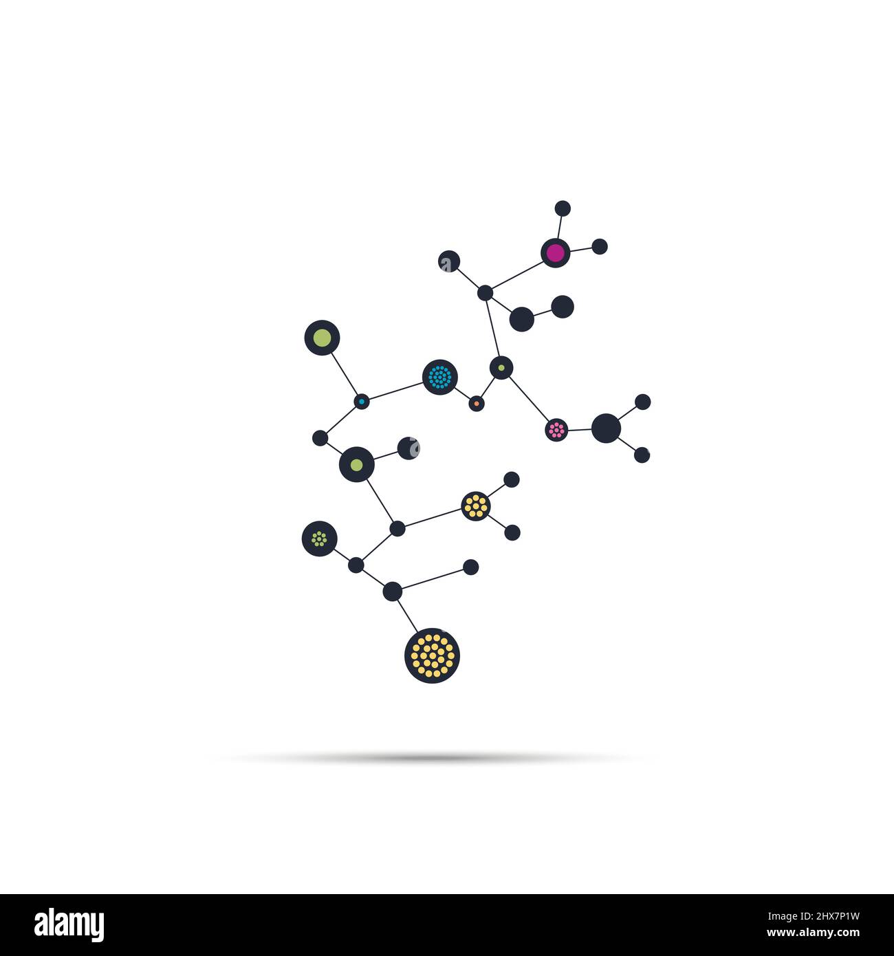 Vector molecule tree science concept Stock Vector Image & Art - Alamy