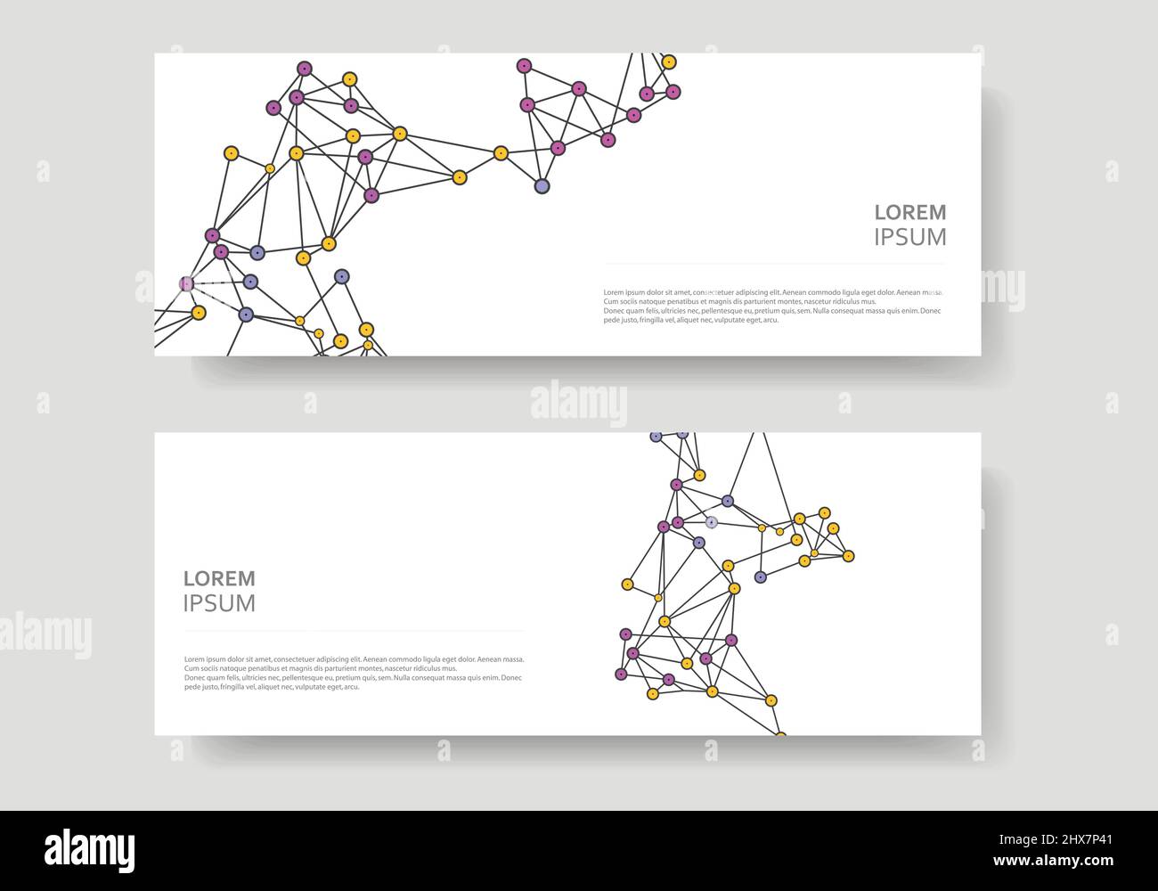 Minimalistic abstract technology connection design and business ...