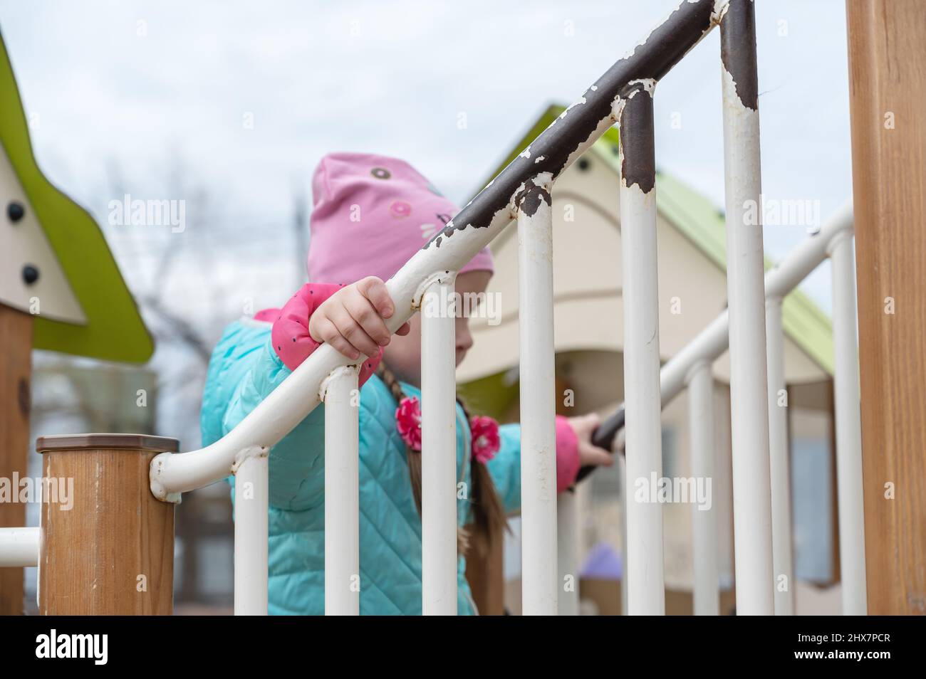 Stair Rails Hold Playground