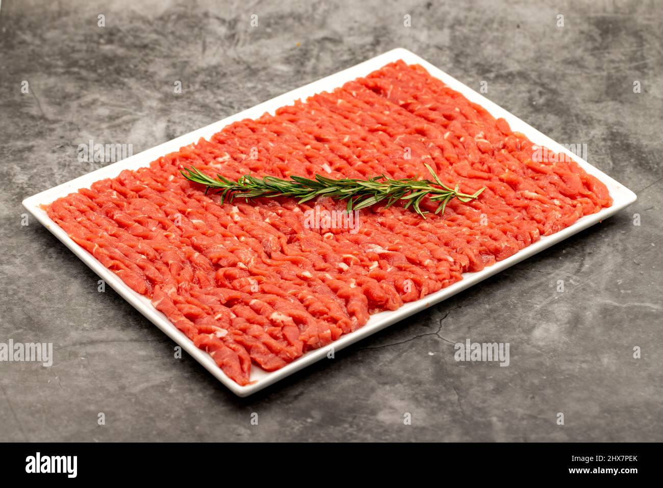 Sliced beef into julienne hi-res stock photography and images - Alamy