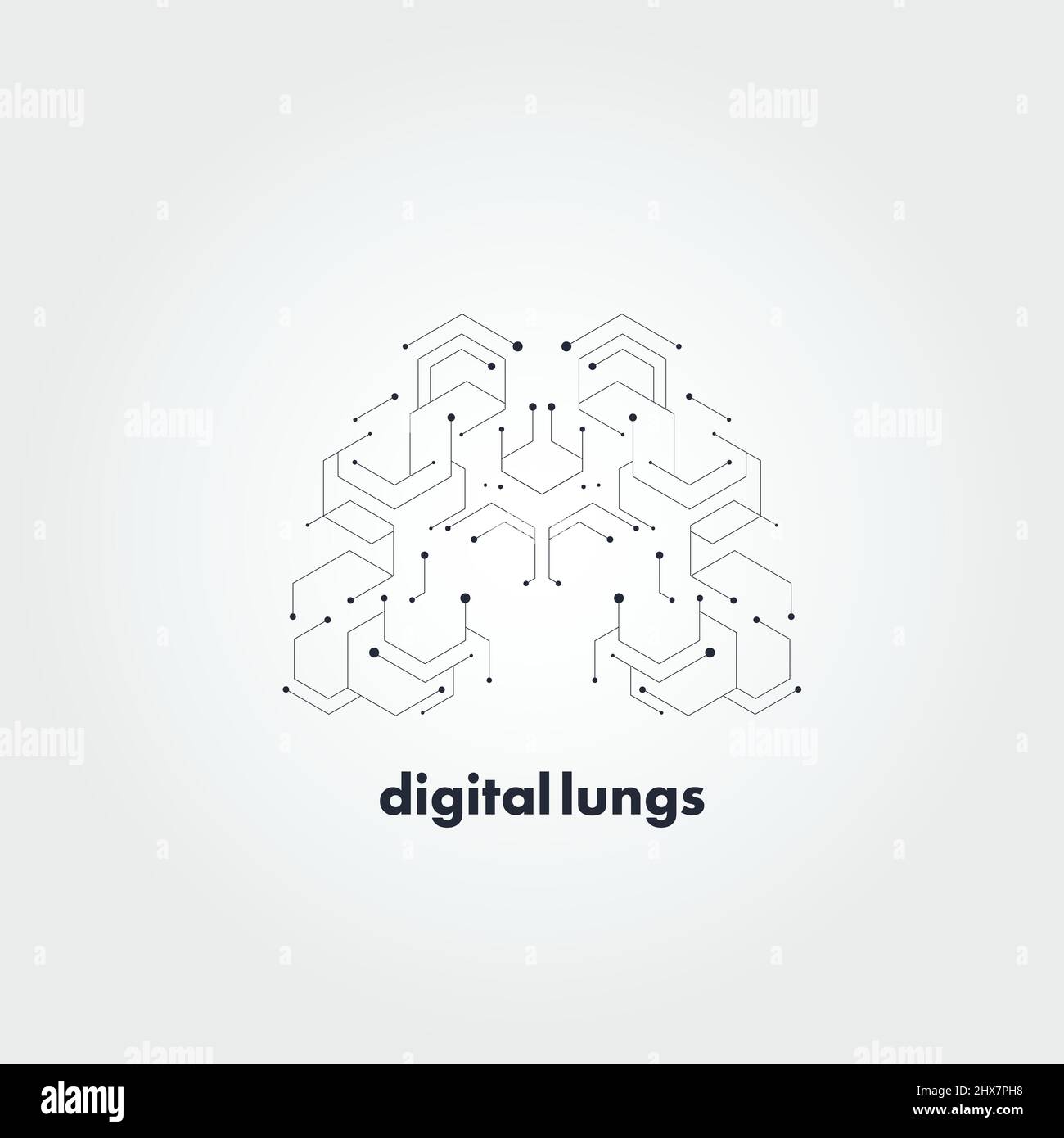 Concept digital health Stock Vector Images - Alamy