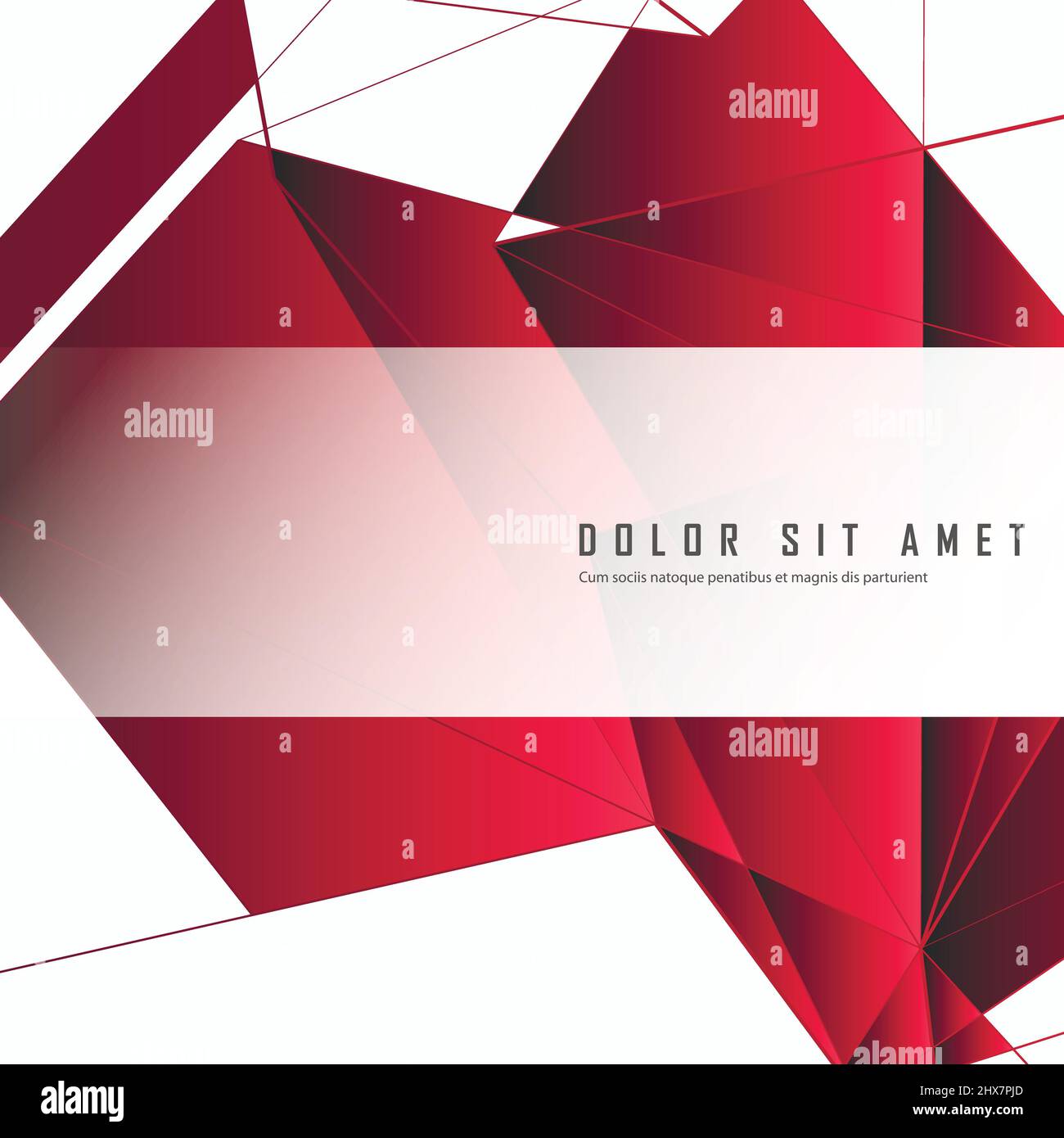 Abstract polygonal connection structure with connecting shapes and ...