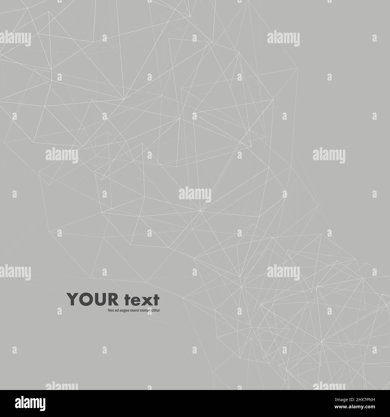Vector abstract technology communication data science and geometric ...