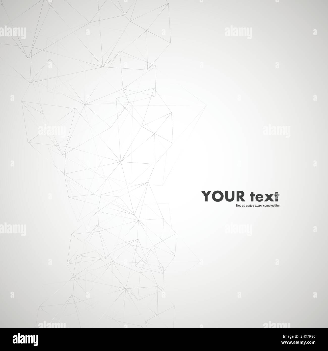 Vector abstract technology communication data science and geometric ...