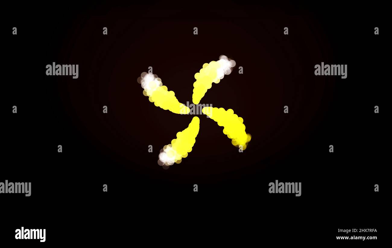 A slick modern motion graphics animation of an exploding, calmness ...