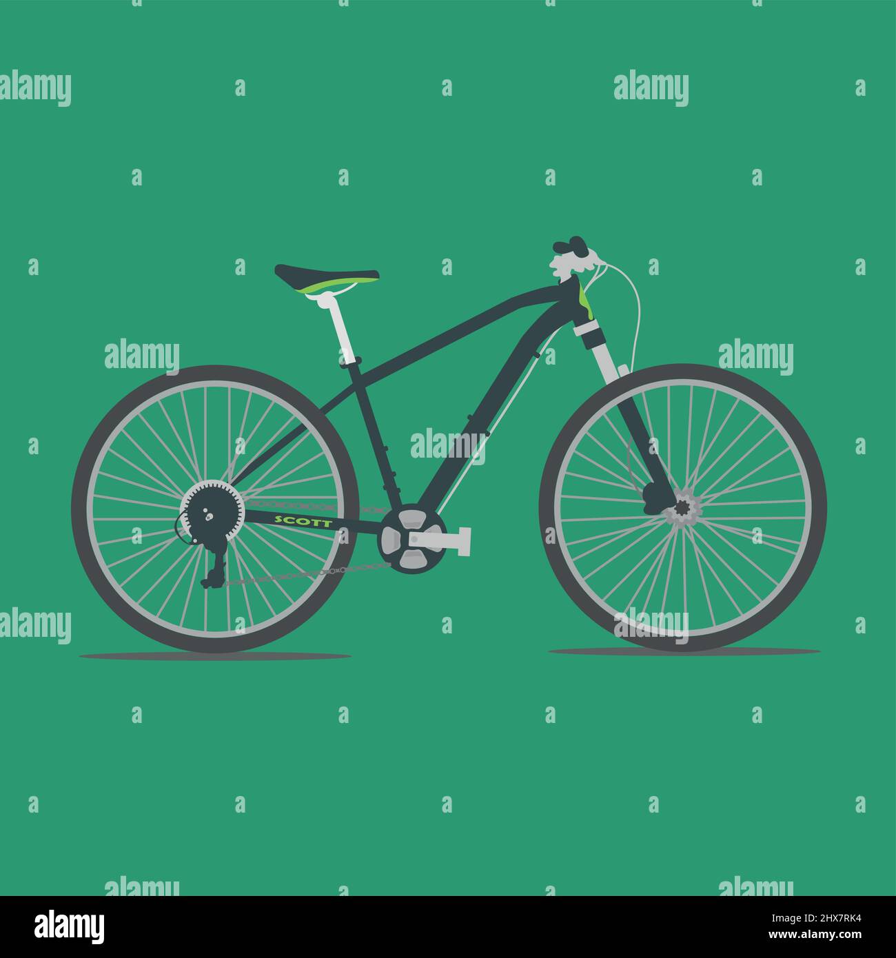 Bicyle vector hi-res stock photography and images - Alamy