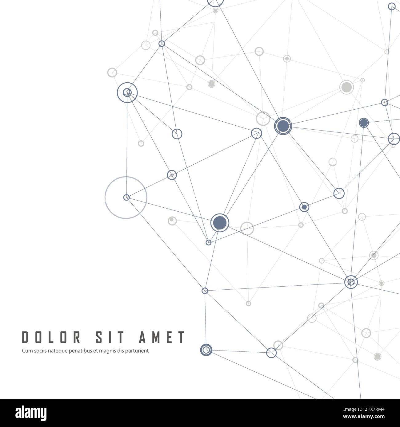 Abstract Technology Illustration And Vector Network Connection And