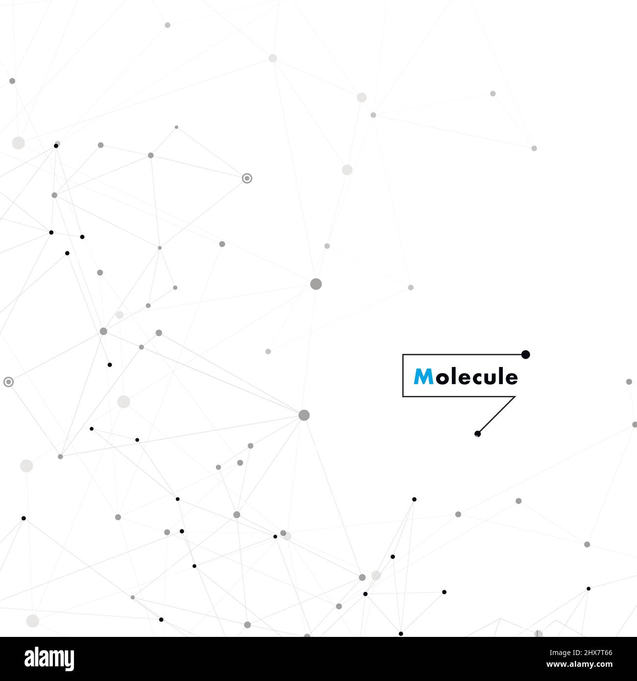 Vector connect lines and dots and abstract template technology Stock ...