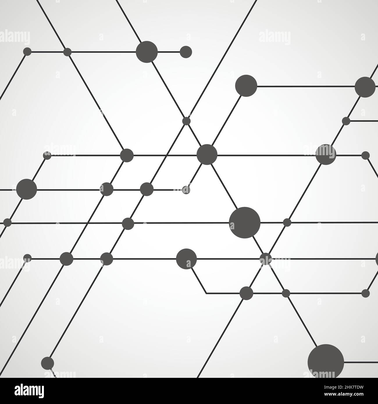 Vector connecting dots and lines on white background Stock Vector Image ...