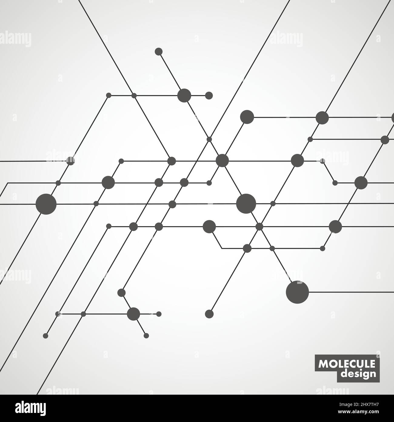 Vector connecting dots and lines on white background Stock Vector Image ...