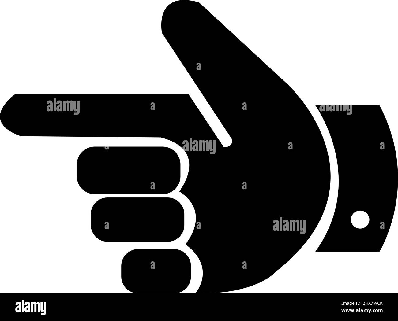 Ok hand symbol Black and White Stock Photos & Images - Alamy
