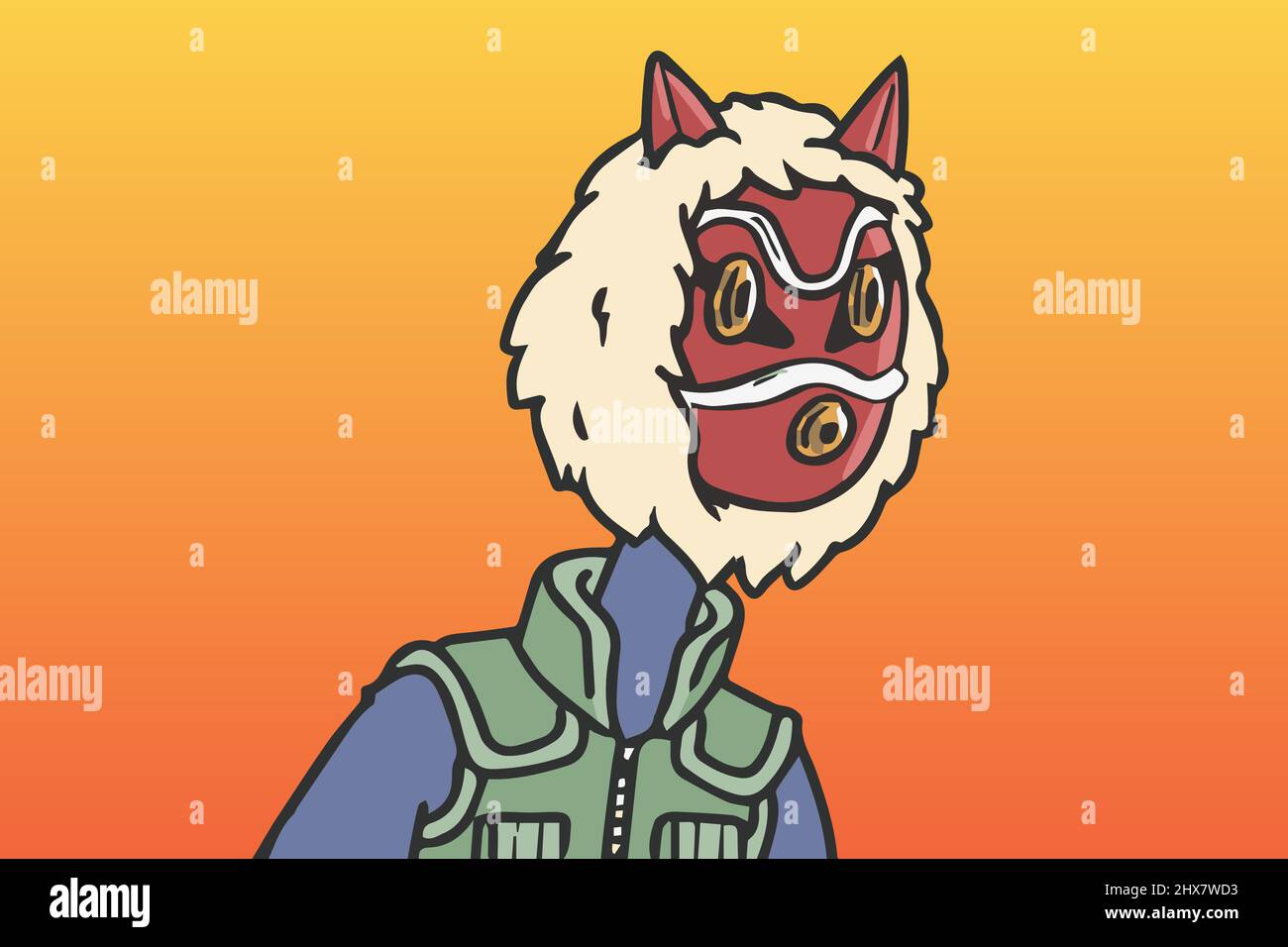 Loser club official character NFTs. Person NFT artwork wearing costume ...