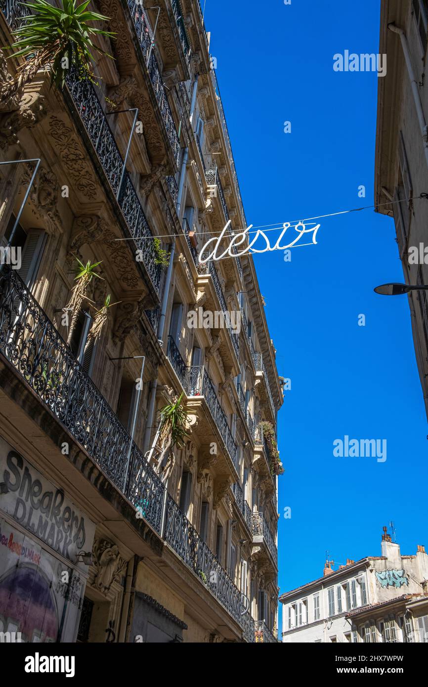 Cours Julien, Quartier de la Plaine Marseille France Paca Stock Photo ...