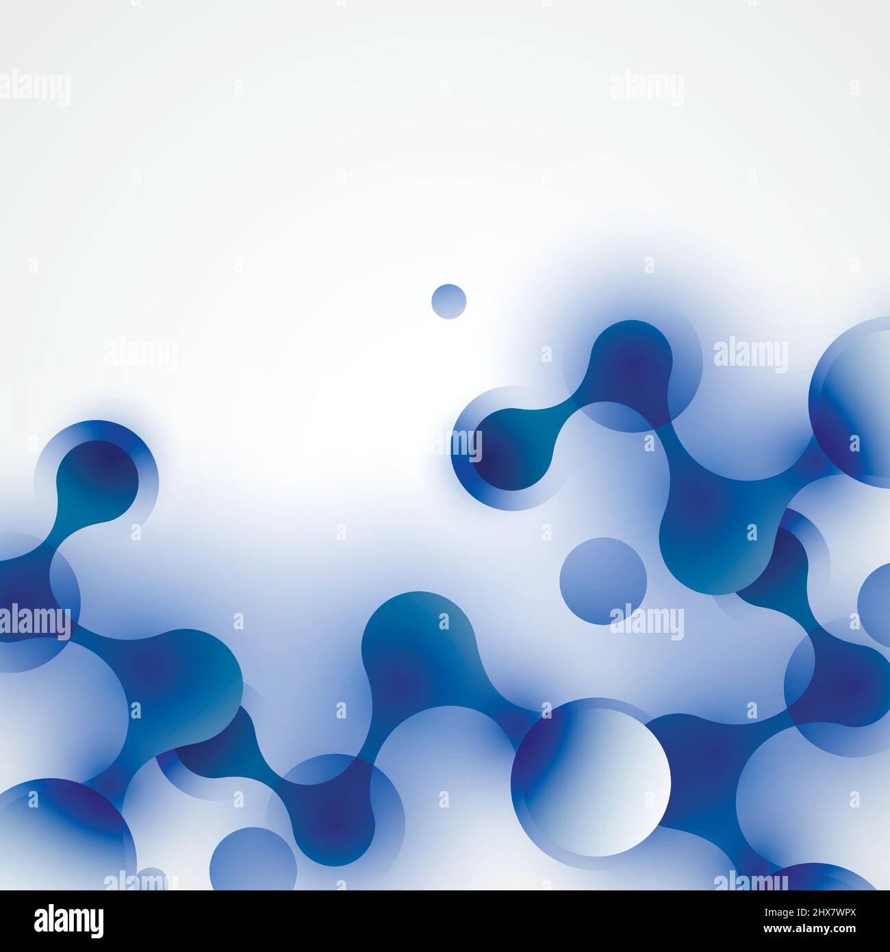 Abstract molecules and atoms design and connection structure Stock ...