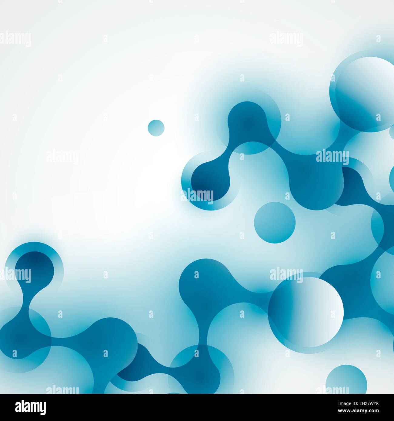 Abstract background with connected circles and lines for digital ...