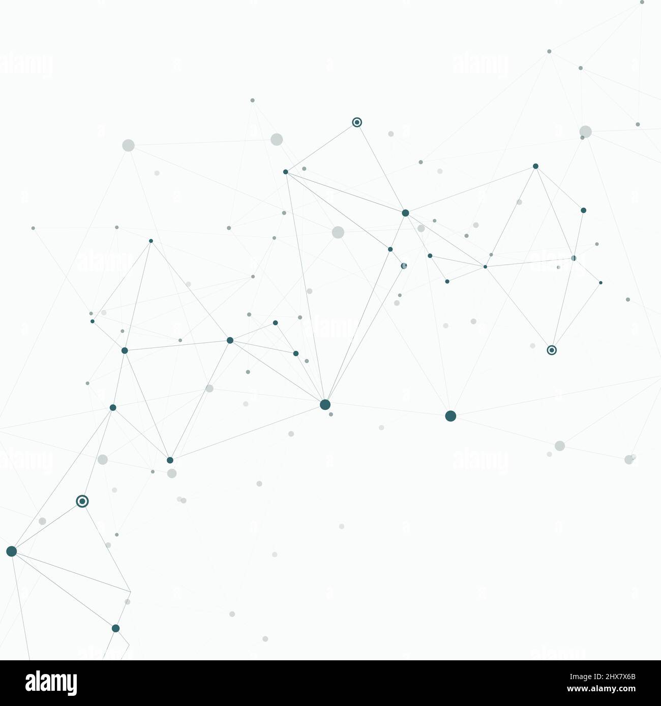 Connect abstract molecule digital design and modern structure dna Stock ...