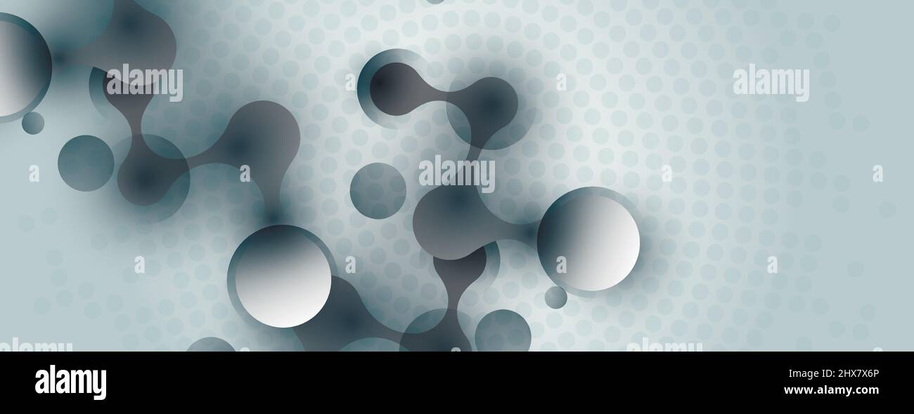 Molecular structures background and technology vector illustration ...