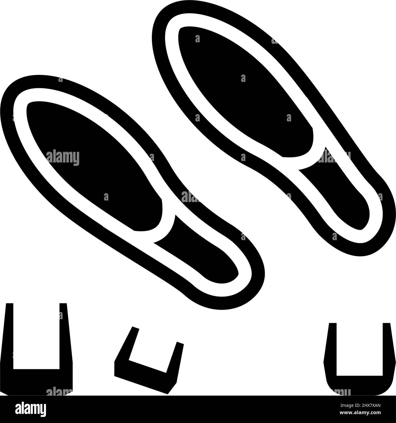 natural rubber elastomer glyph icon vector illustration Stock Vector ...