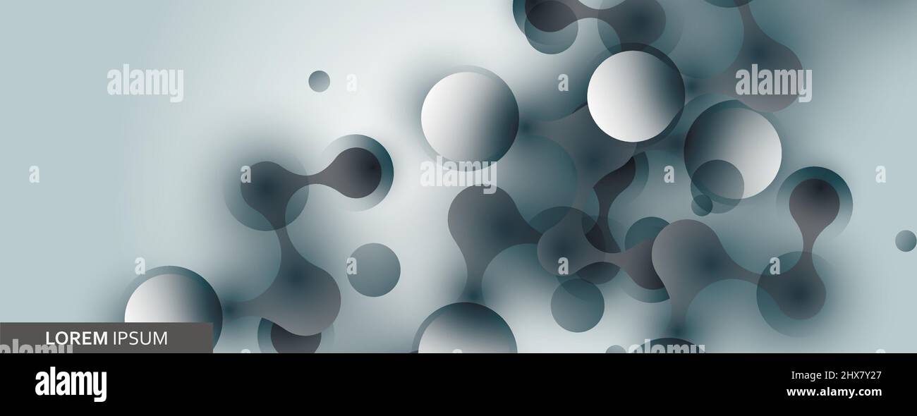 Abstract fluid pattern molecules design Stock Vector Image & Art - Alamy