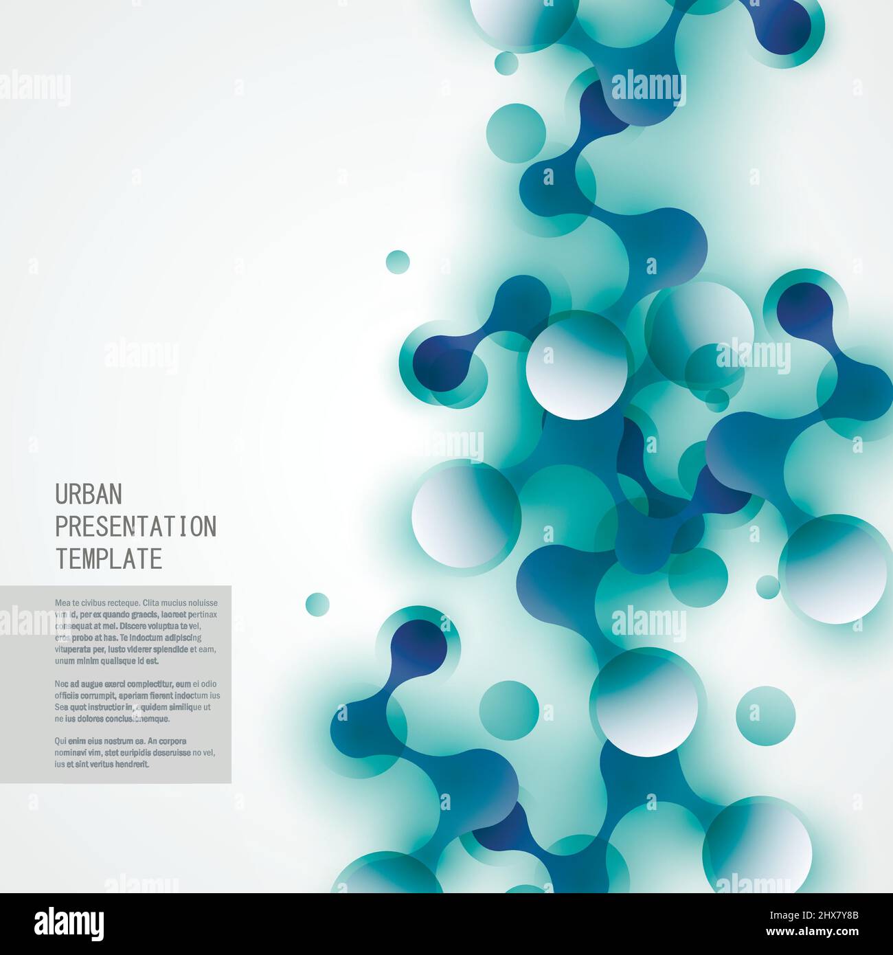 Abstract connect molecule vector and technology concept illustration ...