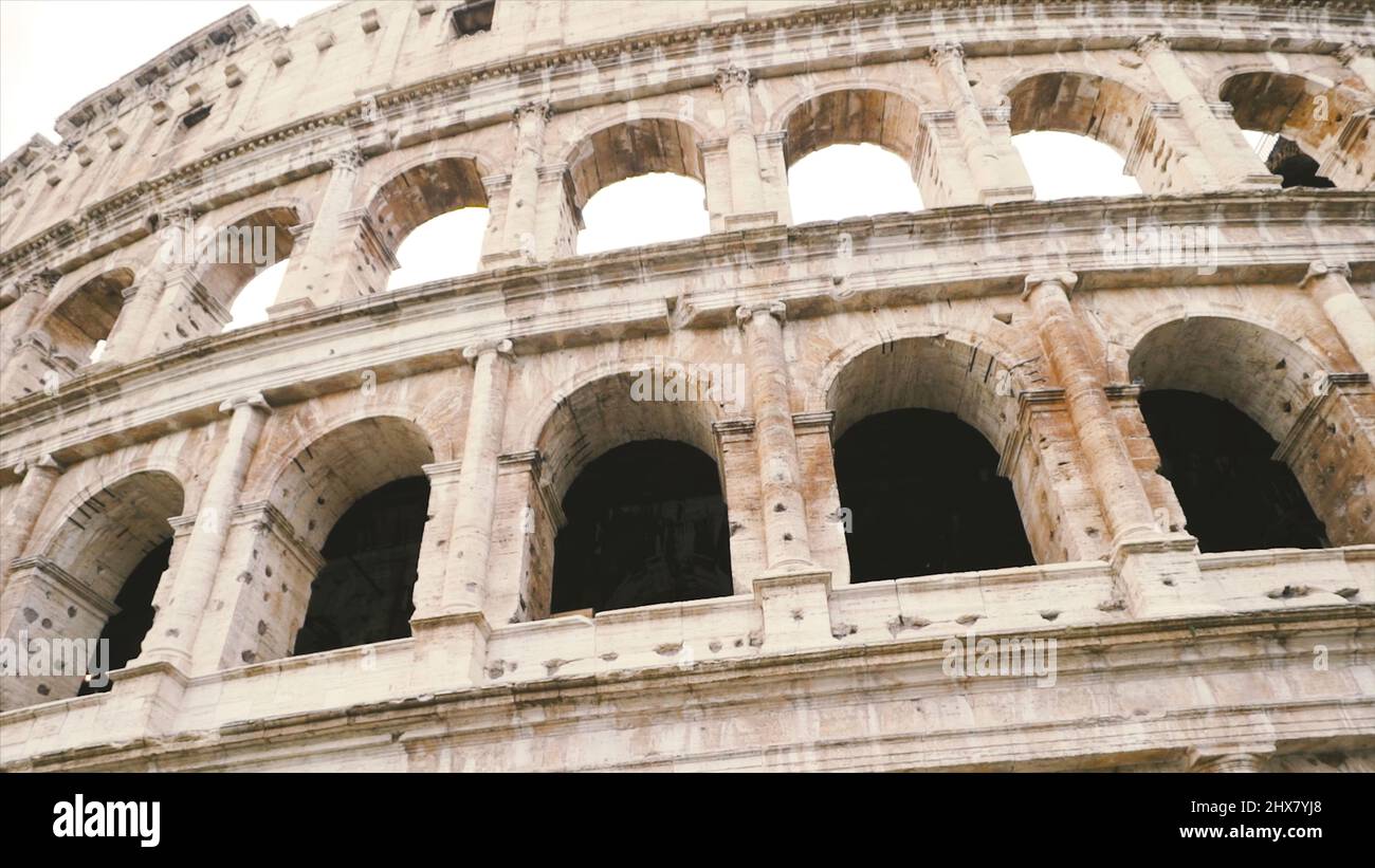 Colosseum closeup view. Stock. The world known landmark and the symbol ...