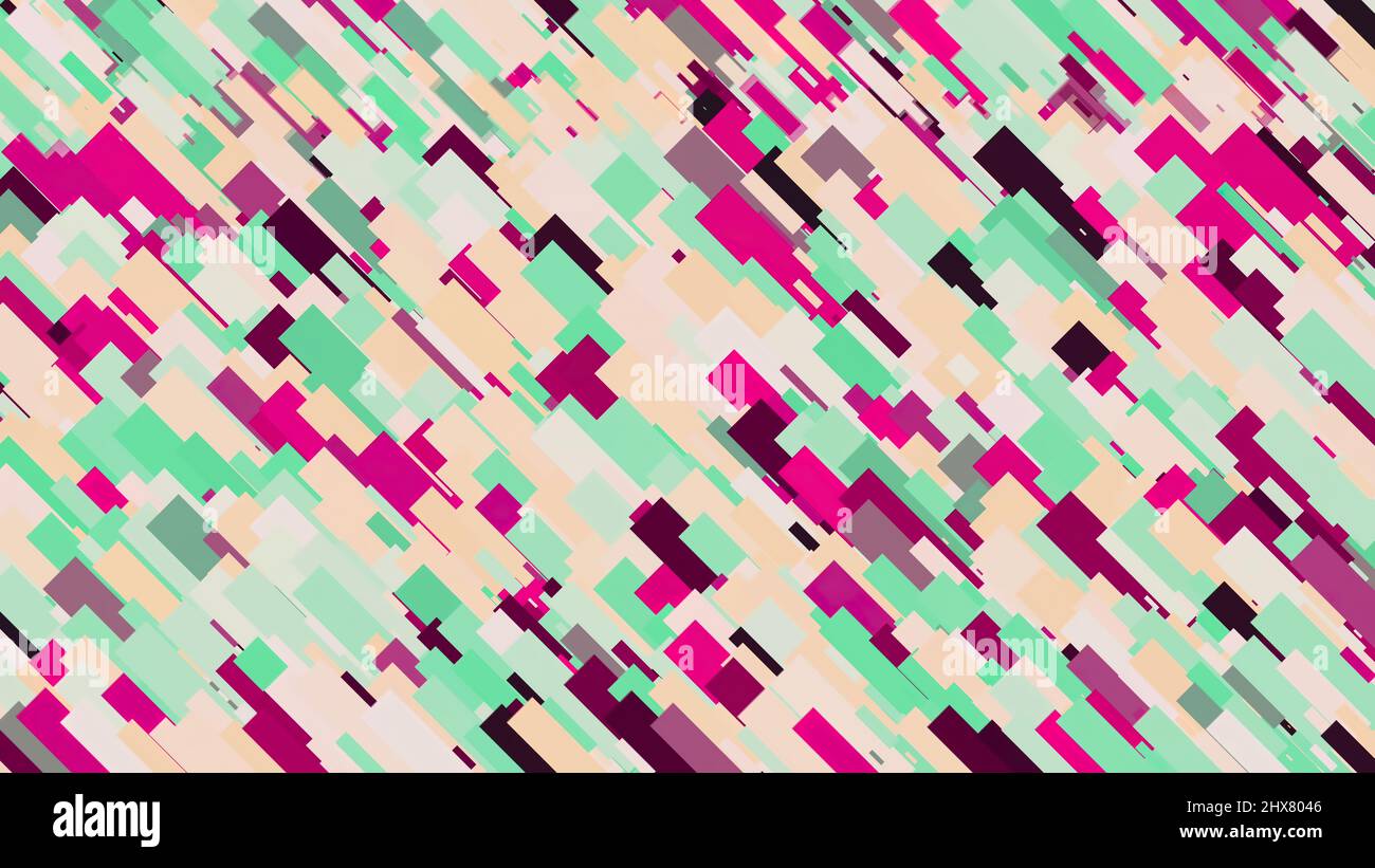 Multicolored abstract background with flickering rectangles, perfect ...