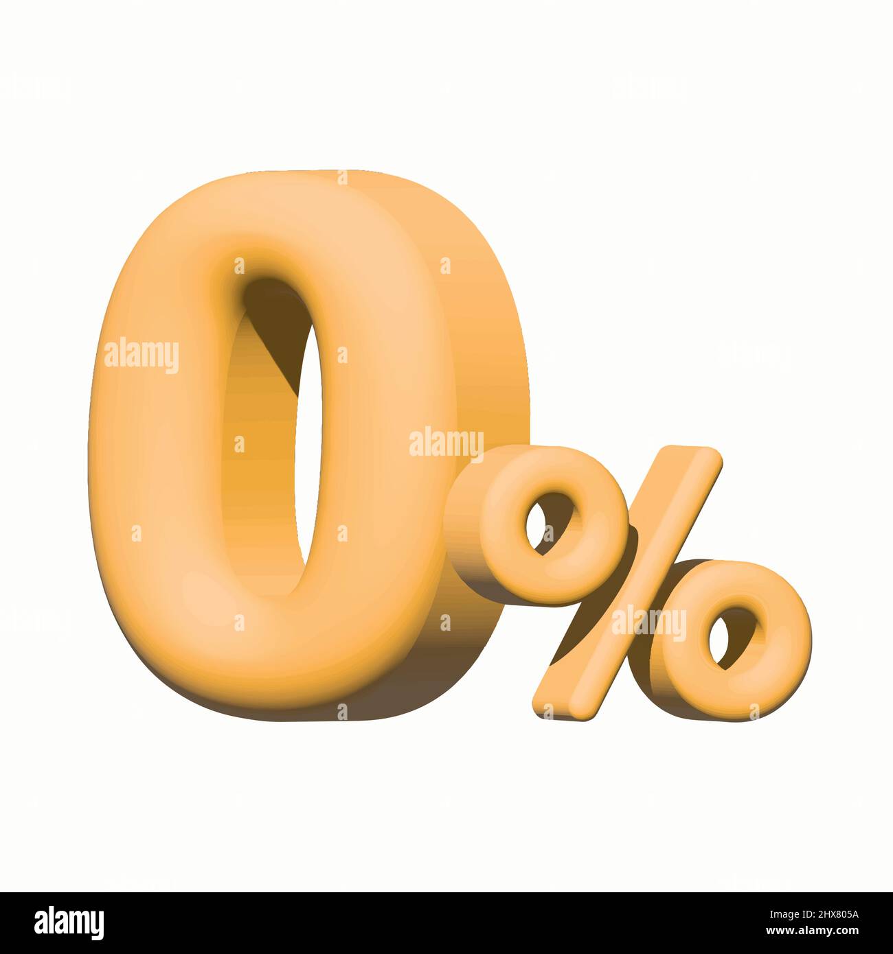 0 zero commission special offer banner template in yellow. Vector ...