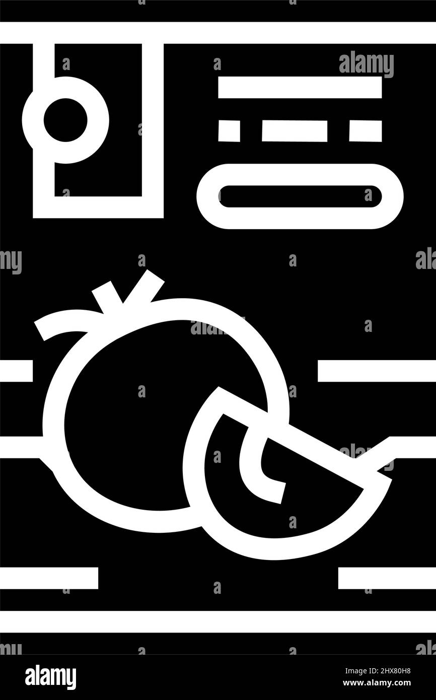 tomato paste glyph icon vector illustration Stock Vector Image & Art ...
