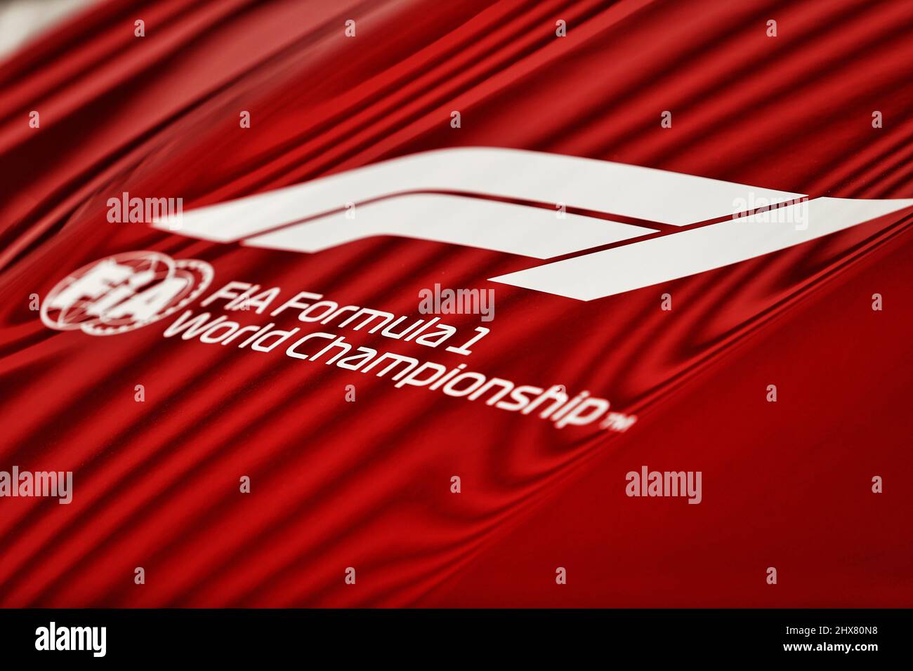 F1 Logo. Formula One Testing, Thursday 10th March 2022. Sakhir, Bahrain ...