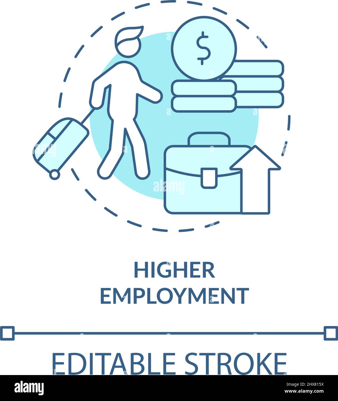 Employment pathway Stock Vector Images - Alamy