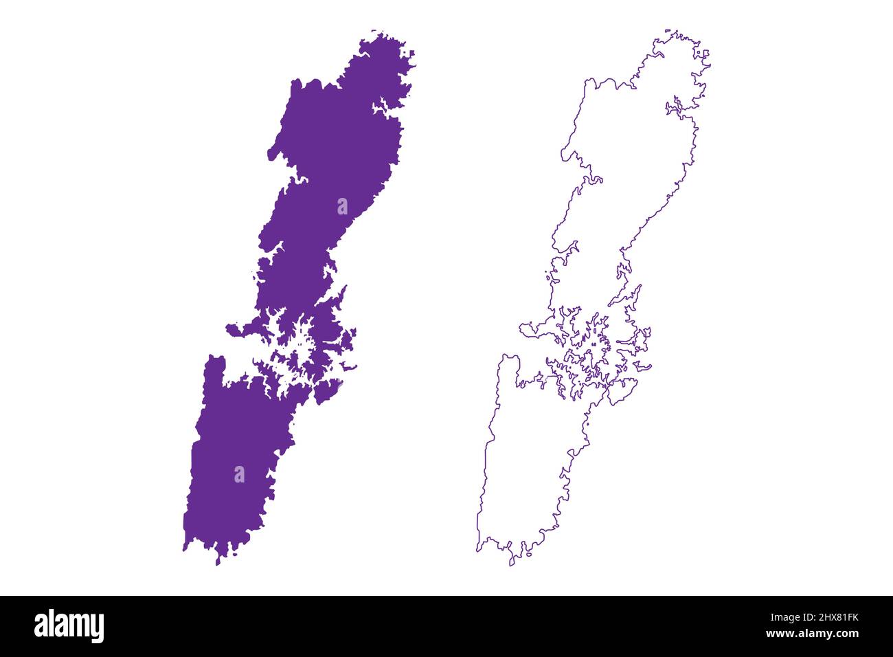 Tsushima map Stock Vector Images - Alamy