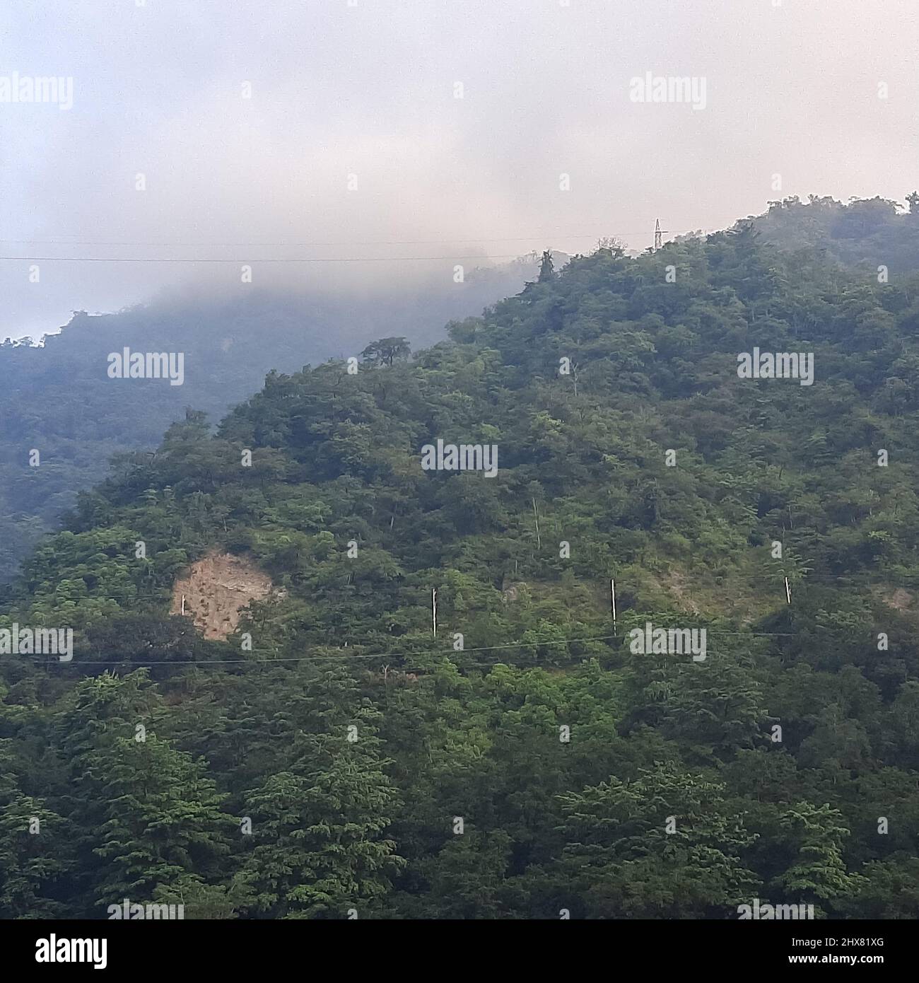 Morning view at GOA beach located in Rishikesh Uttarakhand near Laxman ...