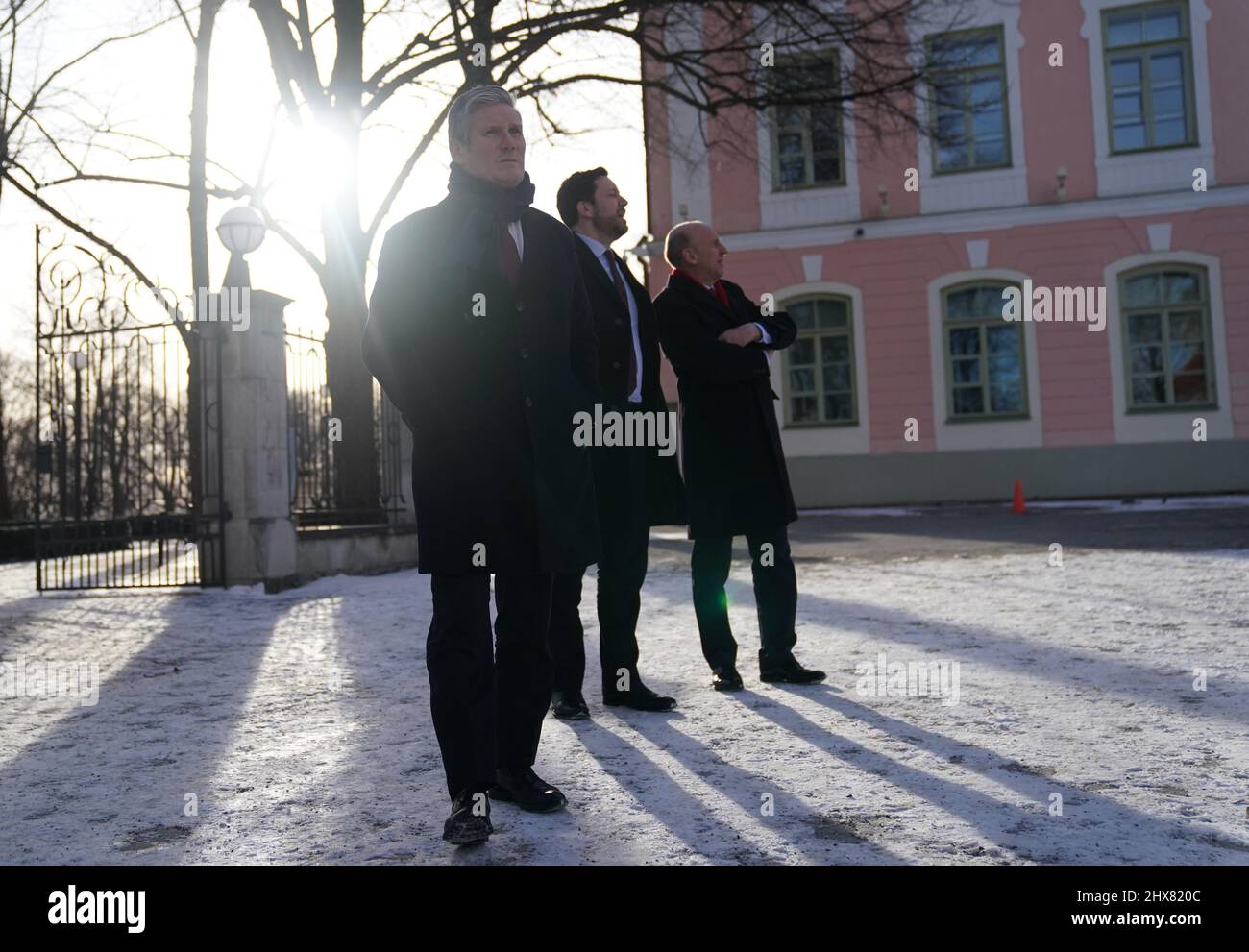 Left to right Labour leader Sir Keir Starmer, British ambassador to ...