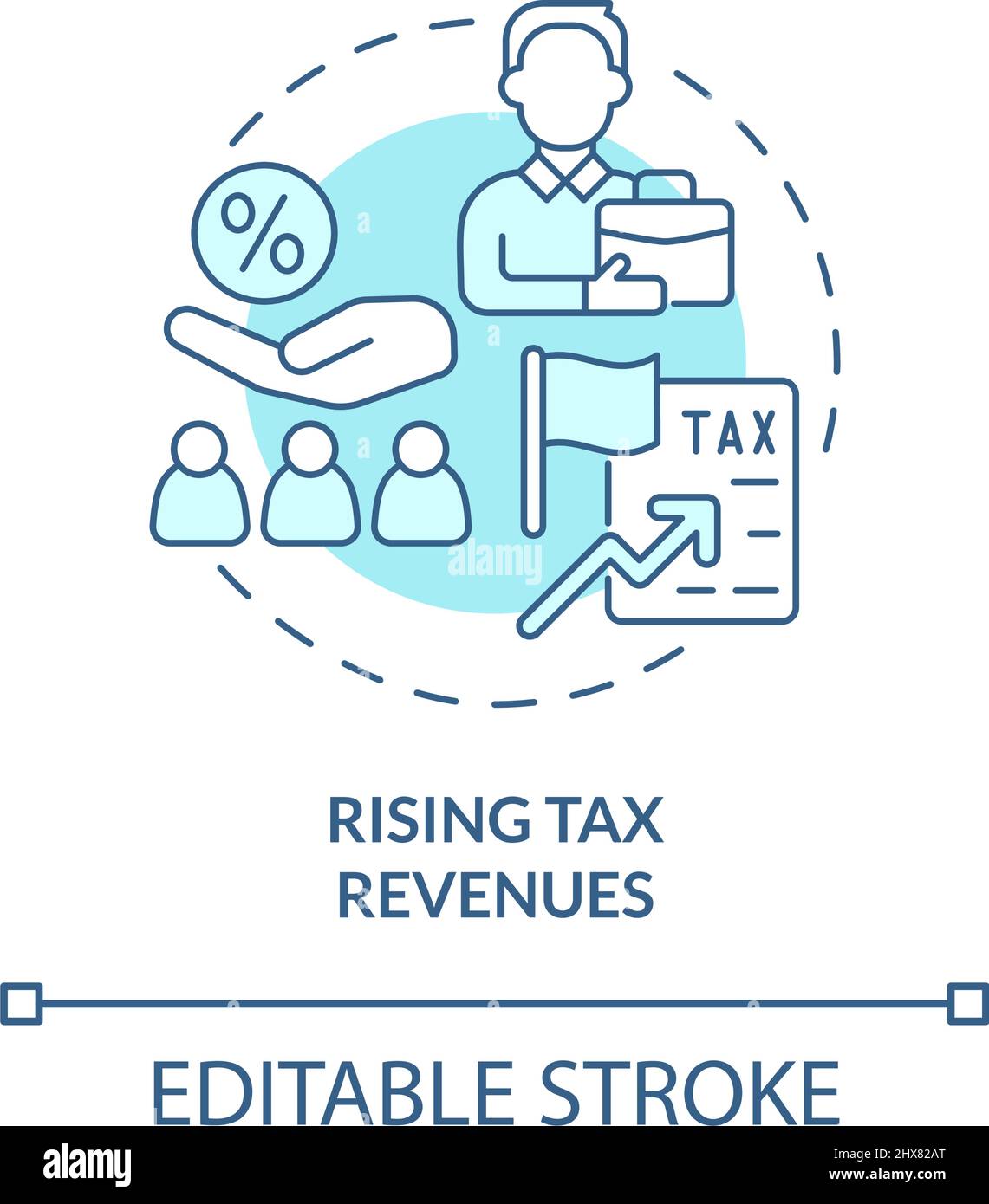 Tax revenues Stock Vector Images - Alamy