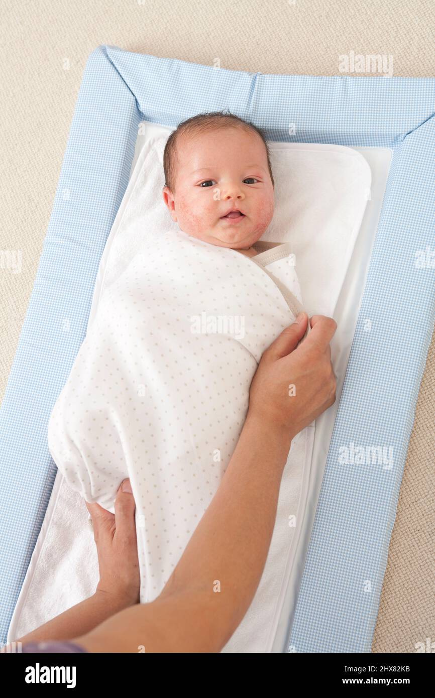 Swaddling blanket hi-res stock photography and images - Alamy