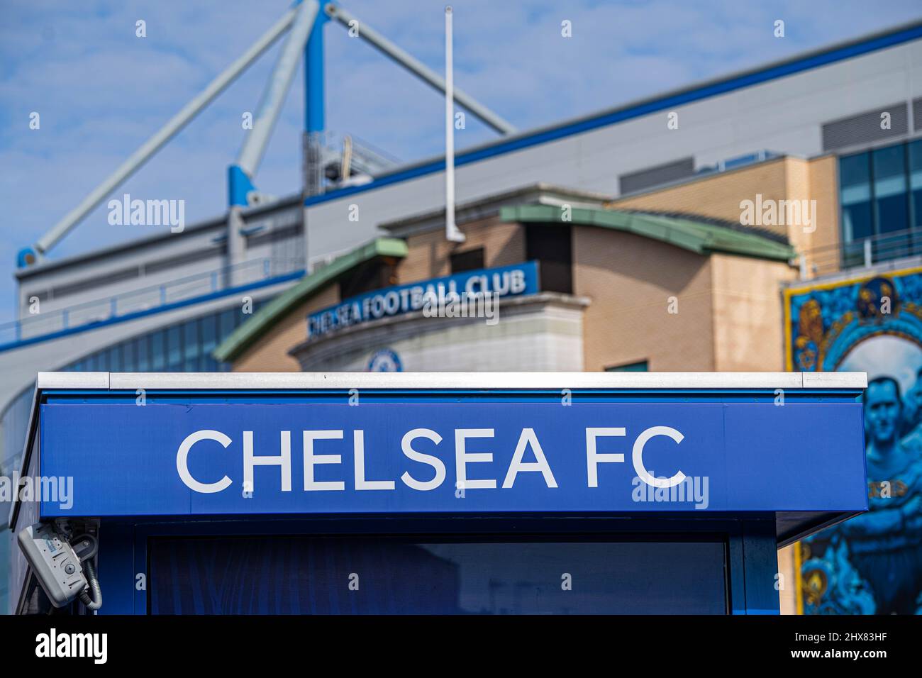 Chelsea Football Club at Stamford Bridge, London Stock Photo - Alamy