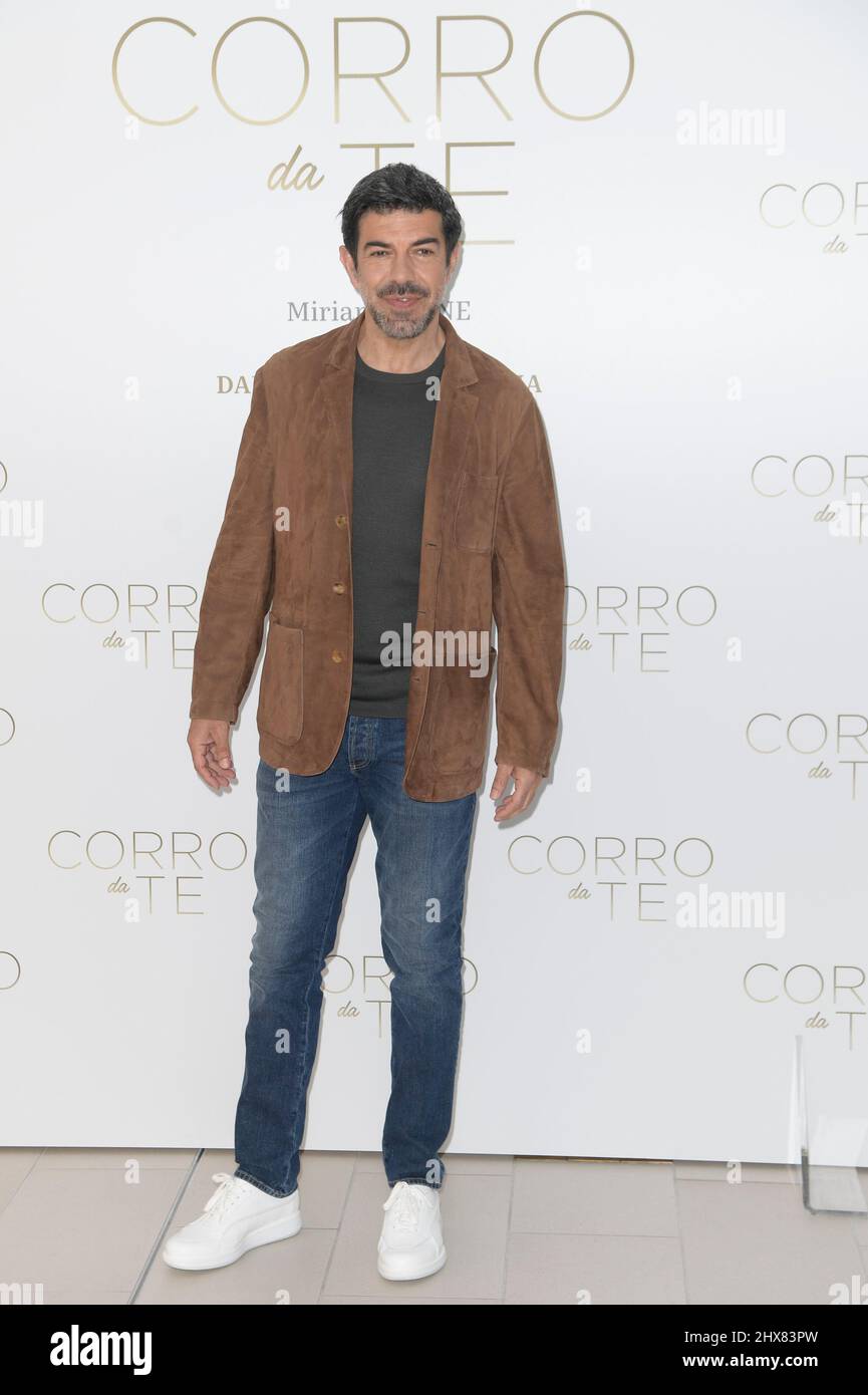 Rome, Italy. 10th Mar, 2022. Pierfrancesco Favino attends the photocall ...