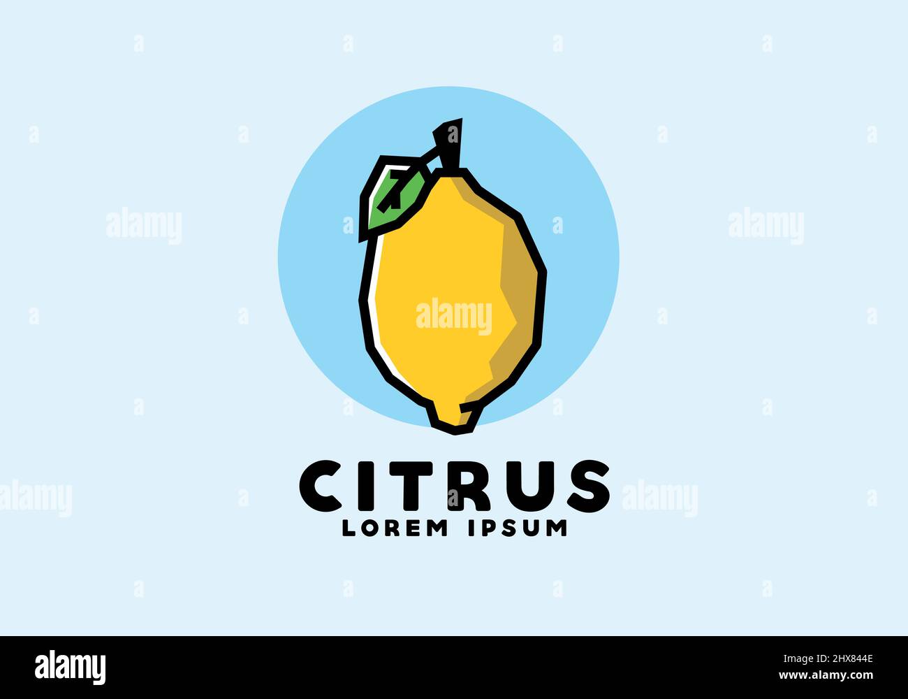 Grapefruit lime slice abstract Stock Vector Images - Alamy