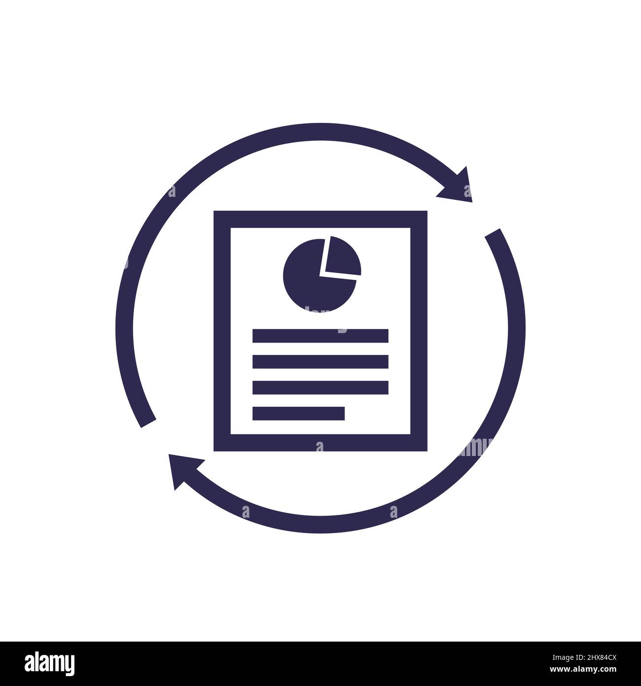 update report, document icon on white Stock Vector Image & Art - Alamy